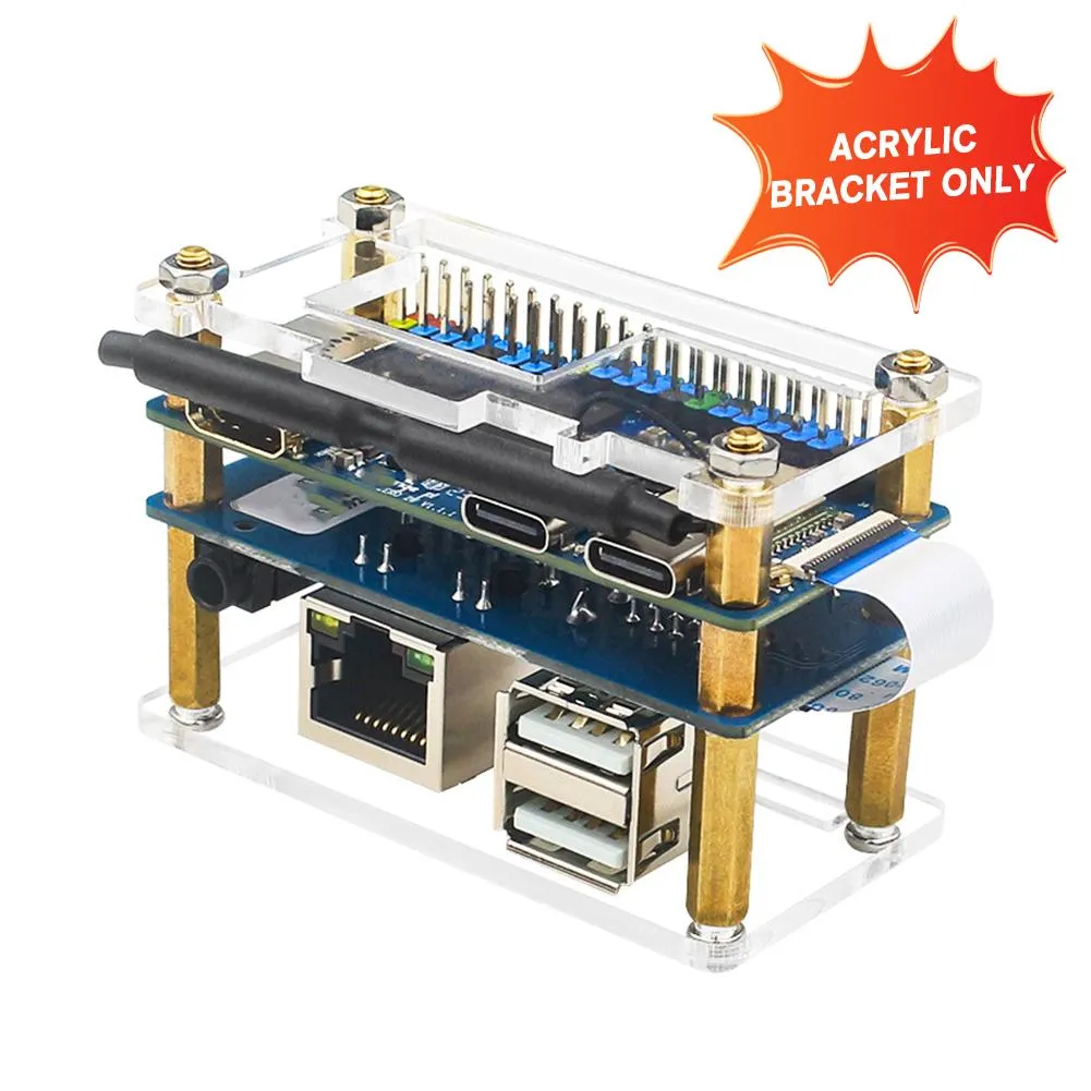 Clear Acrylic PC Case for Orange Pi Zero 2 W with Optional Copper ...