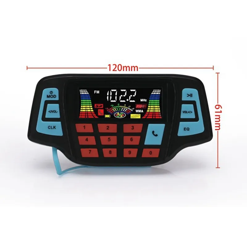 3 Motorcycle Bluetooth Handlebar Stereo: Loud & Waterproof Music System ...