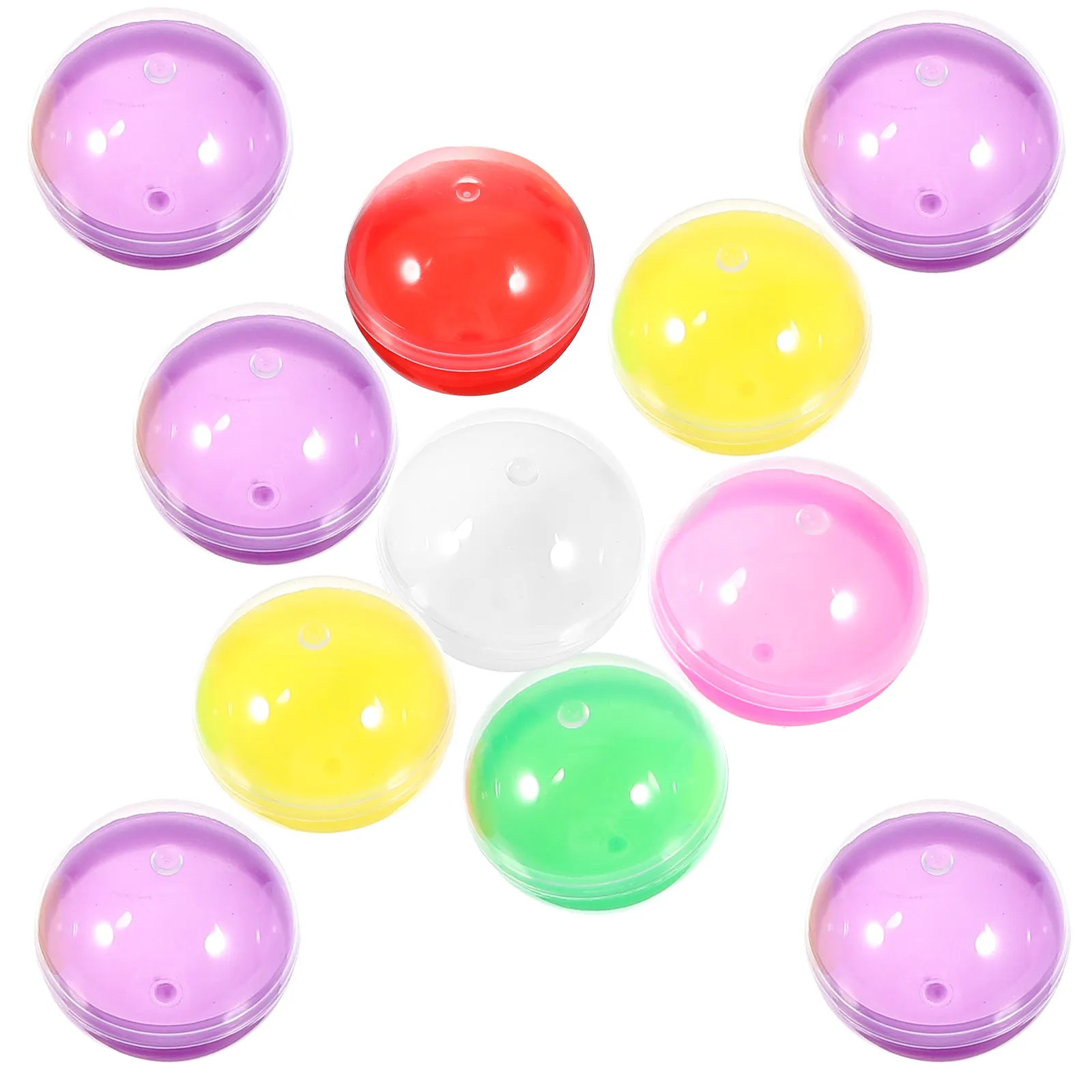 Fillable Plastic Balls Colorful DIY Storage Balls For Office, School ...