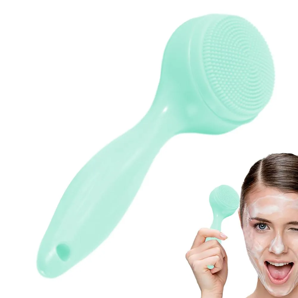 Soft Silicone Face Cleaning Brush for Makeup and Blackhead Removal ...