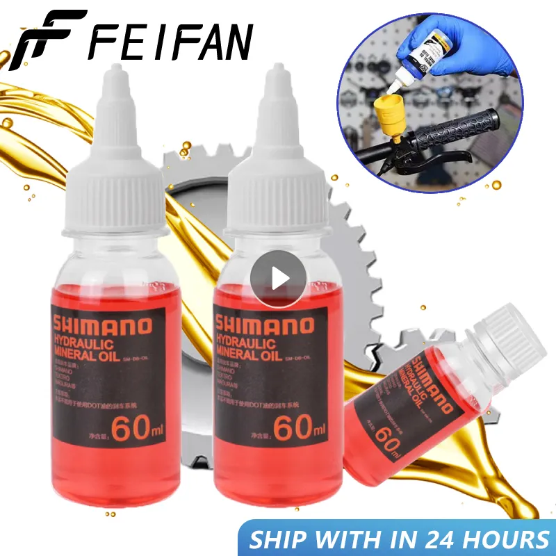 Hot 60ml Bicycle Brake Mineral Oil System Fluid For Shimano 27RD Bikes ...