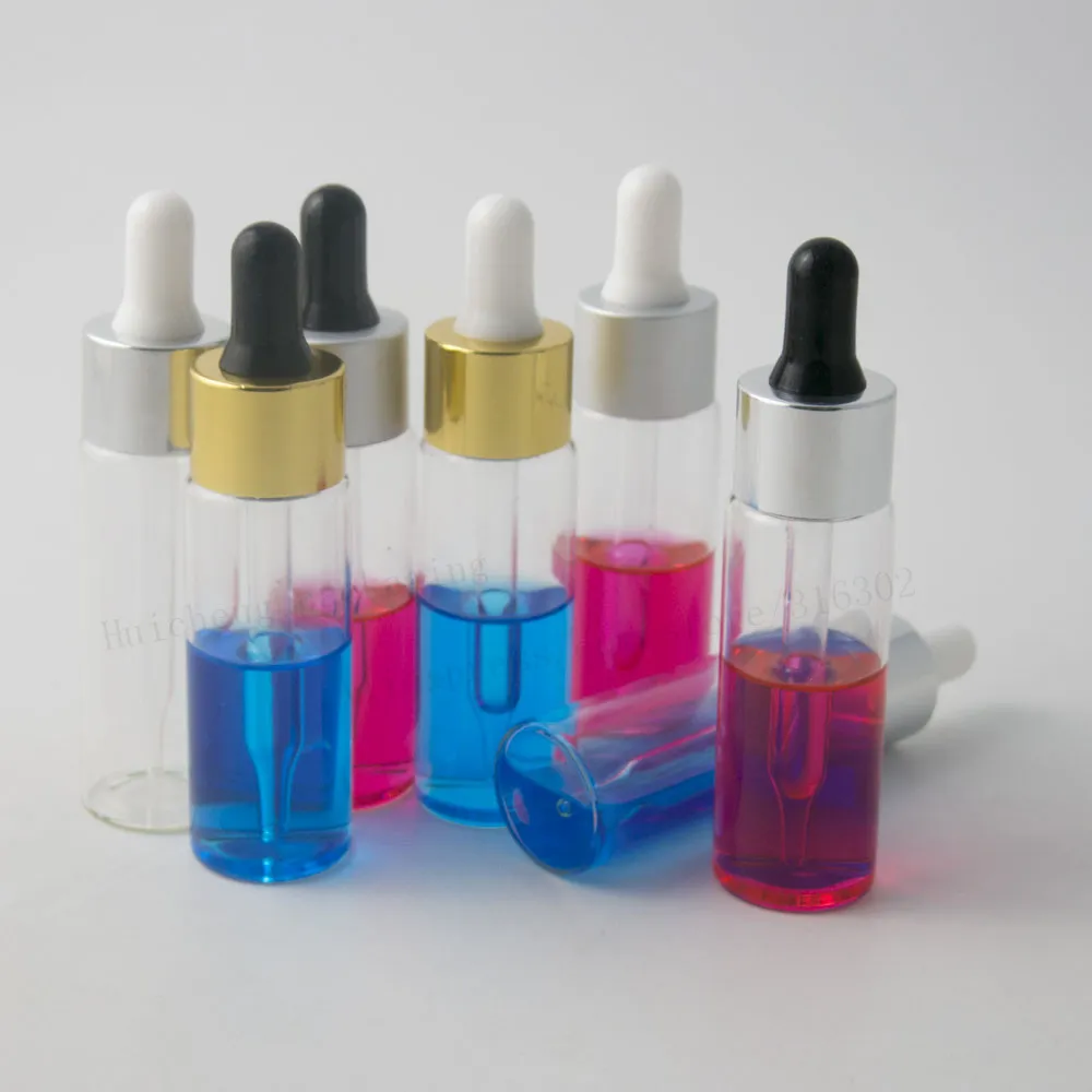30ml Crystal Clear Mini Glass Dropper Bottles with Pipettes for Oils ...
