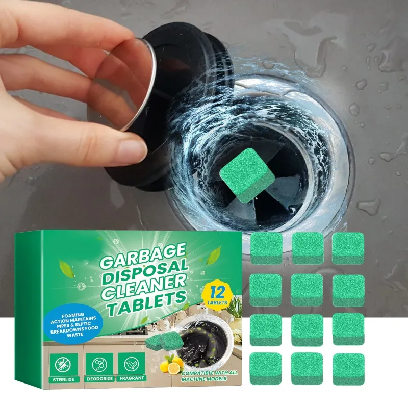Garbage Disposal Cleaner Tablets - Powerful Effervescent Sink and Drain ...