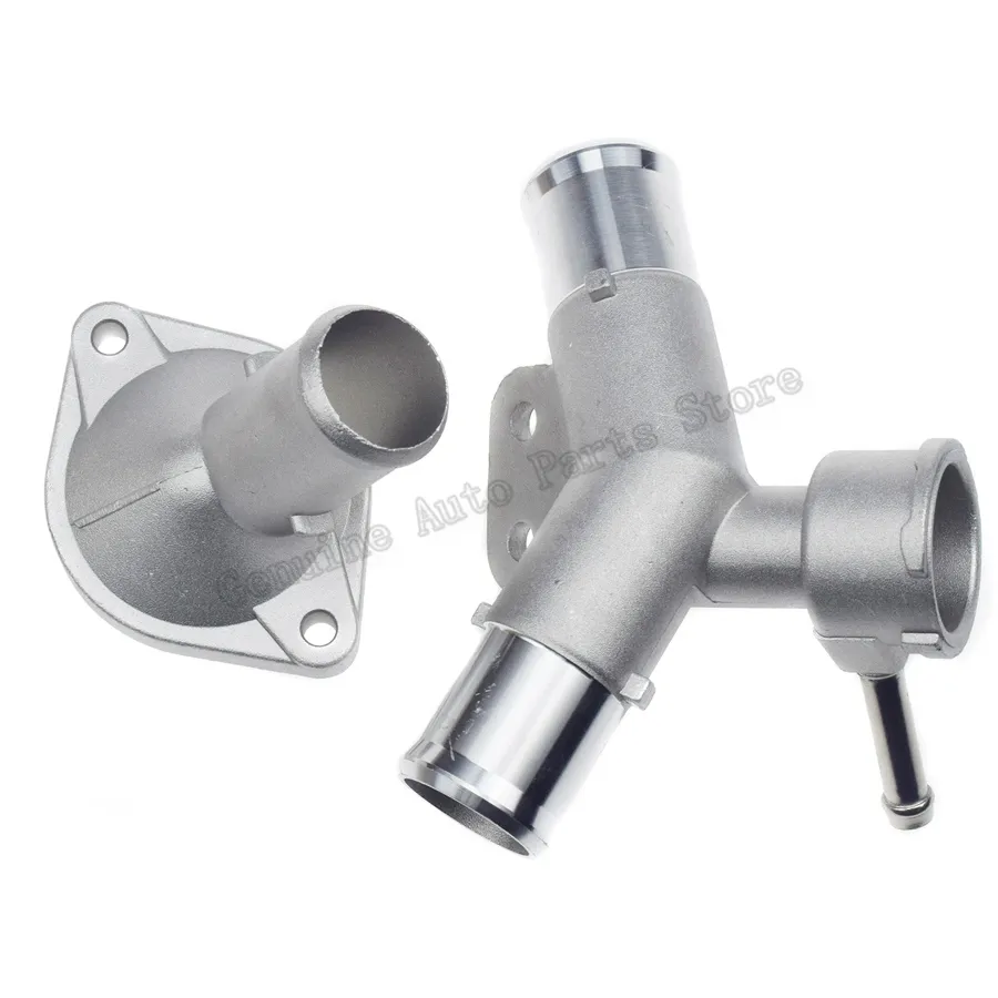 Aluminium Engine Radiator Filler Neck Coolant Thermostat Housing For ...