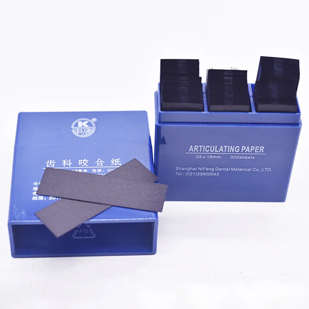 Dental Articulation Paper, Double-Sided Bite Strips for Dentist Teeth ...