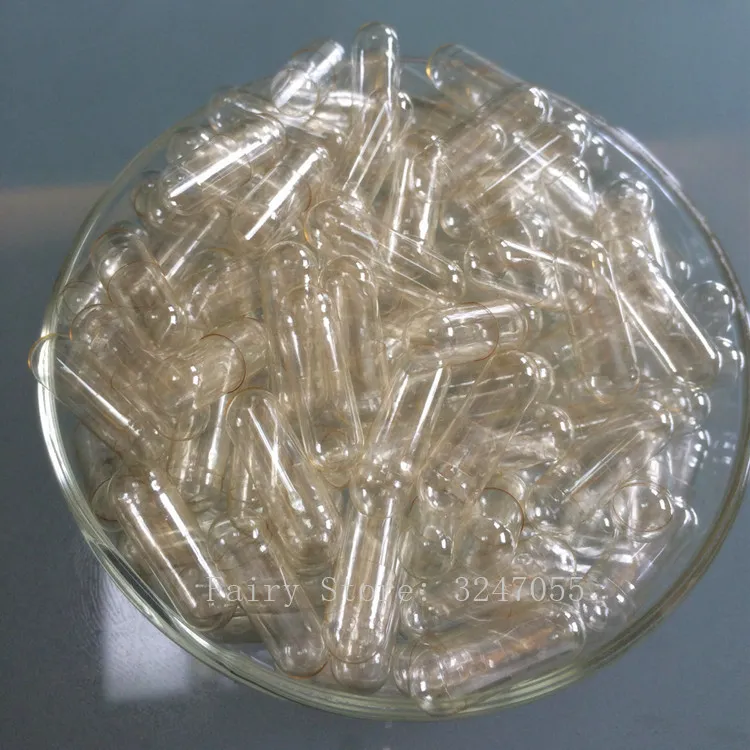 DHgate.com:1000PCS Standard Size 00 Empty Capsules Empty Gelatin Clear ...
