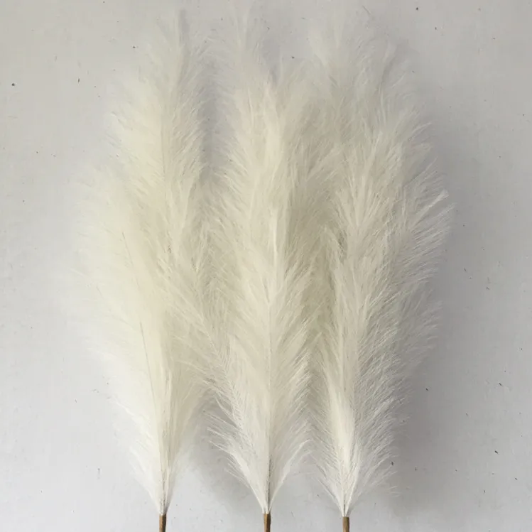 Wedding Decorative Flowers Artificial Phragmites Colorful Bulrush Home ...