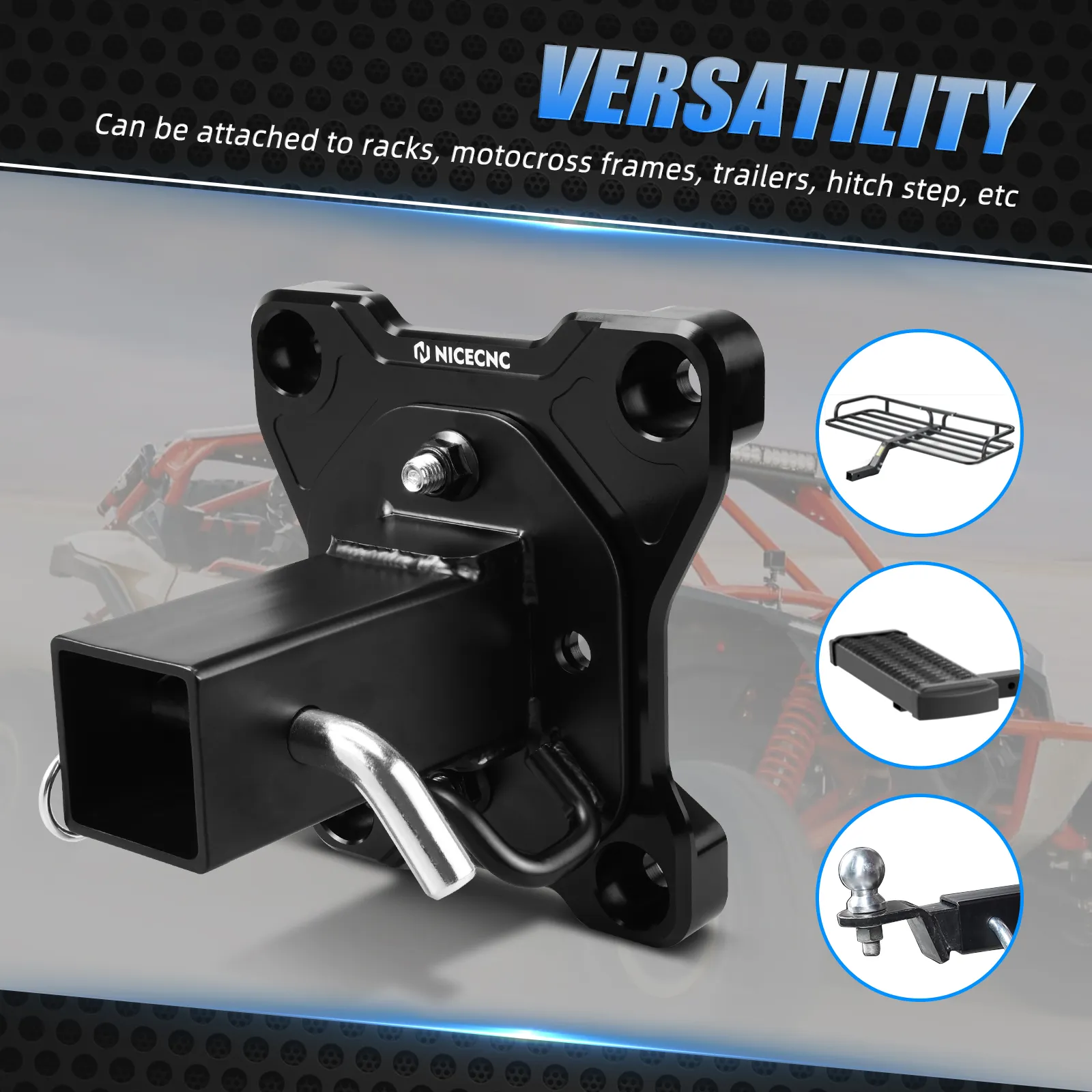 Heavy-Duty Rear Radius Rod Plate for Can-Am Maverick X3 Max 4x4 Turbo ...