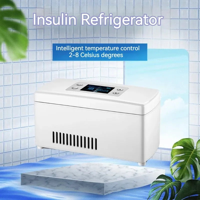 Portable Insulin Cooler Mini Fridge Diabetic Patients 10200mAH Case ...