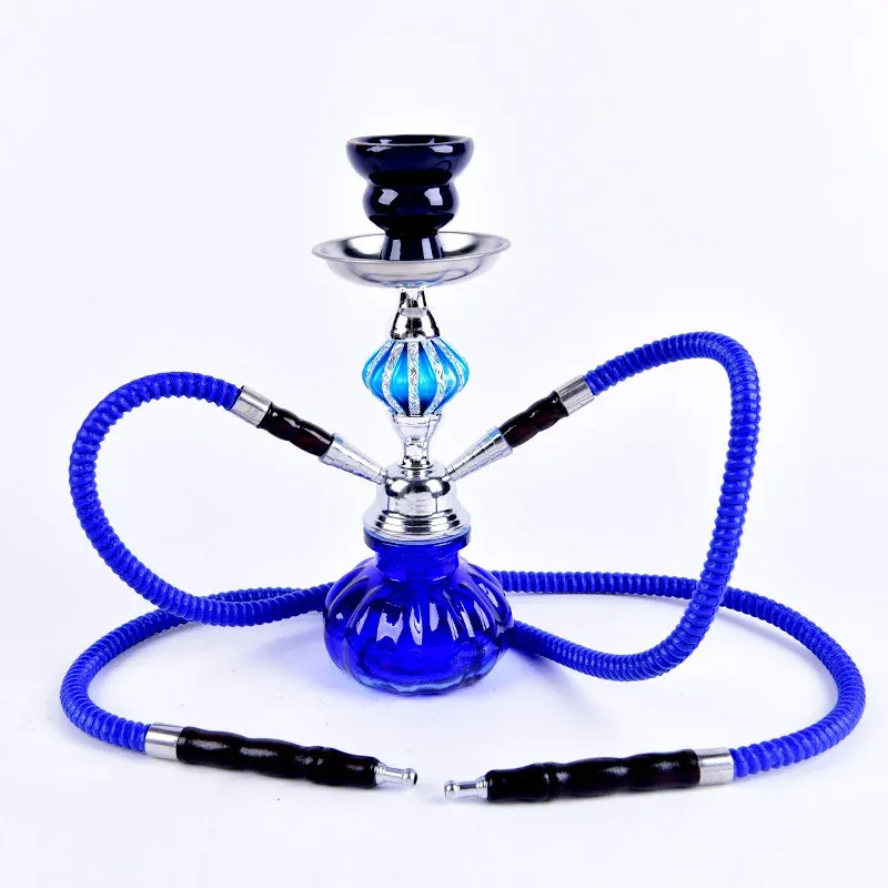 Double Hoses Hookah Set | Complete Nargile Sheesha Chicha Narguile Set ...