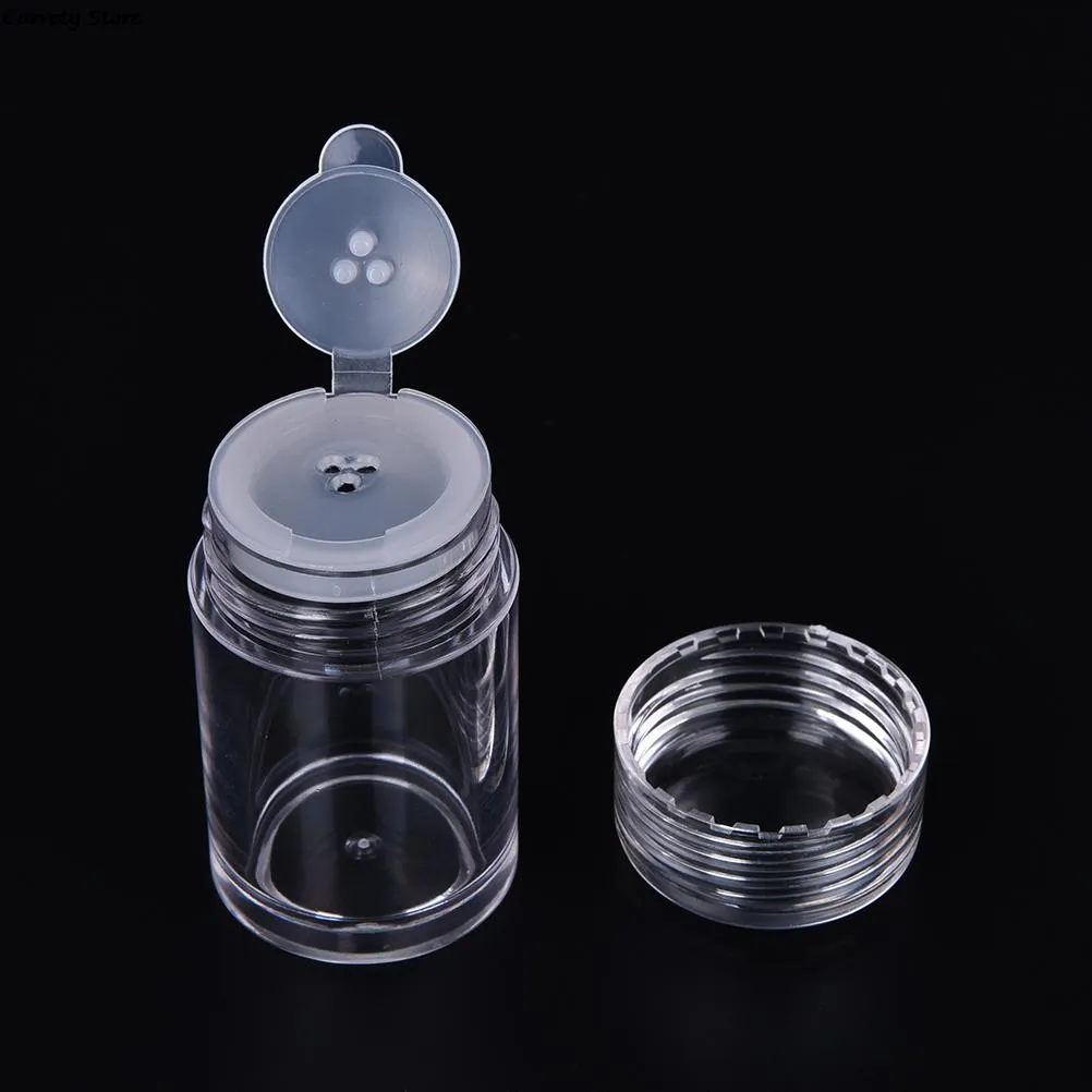 10ml Refillable Loose Powder Jar Nail Powder Bottle with Sifter for ...