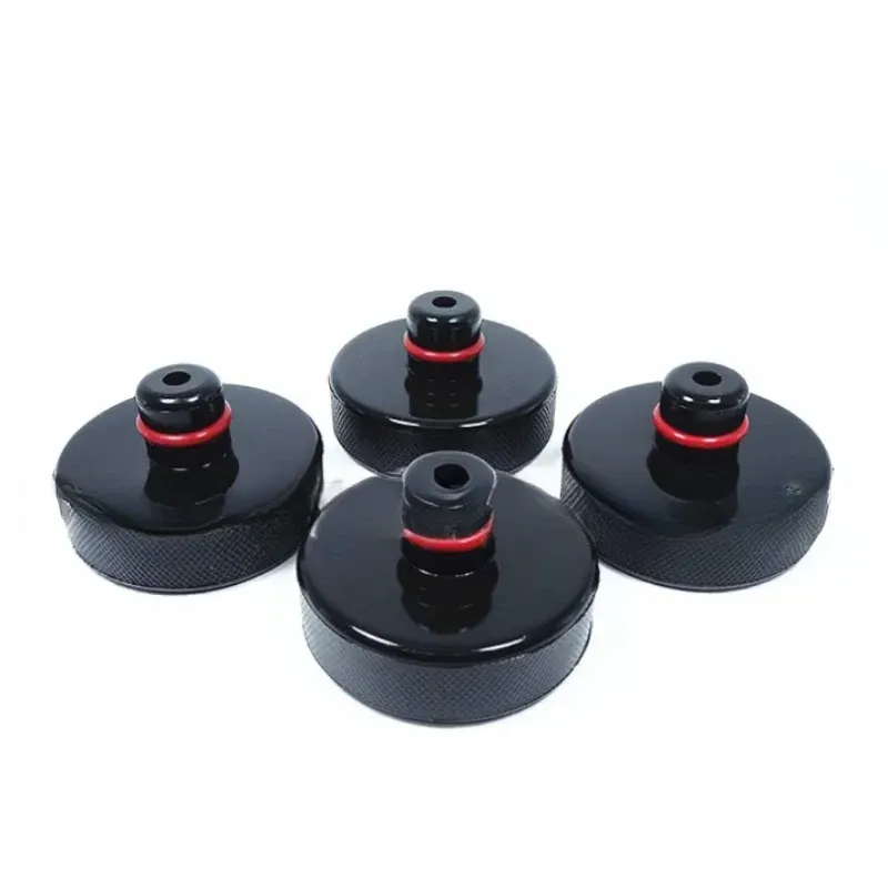 Universal Black Rubber Jack Stand Frame Rail Adapter Floor Protector ...