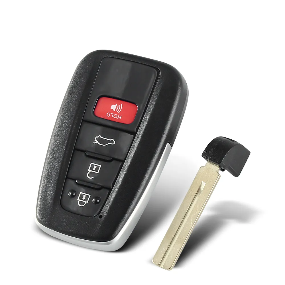 2024 KEYYOU Remote Control Car Key Case Shell for Toyota Prius Camry ...
