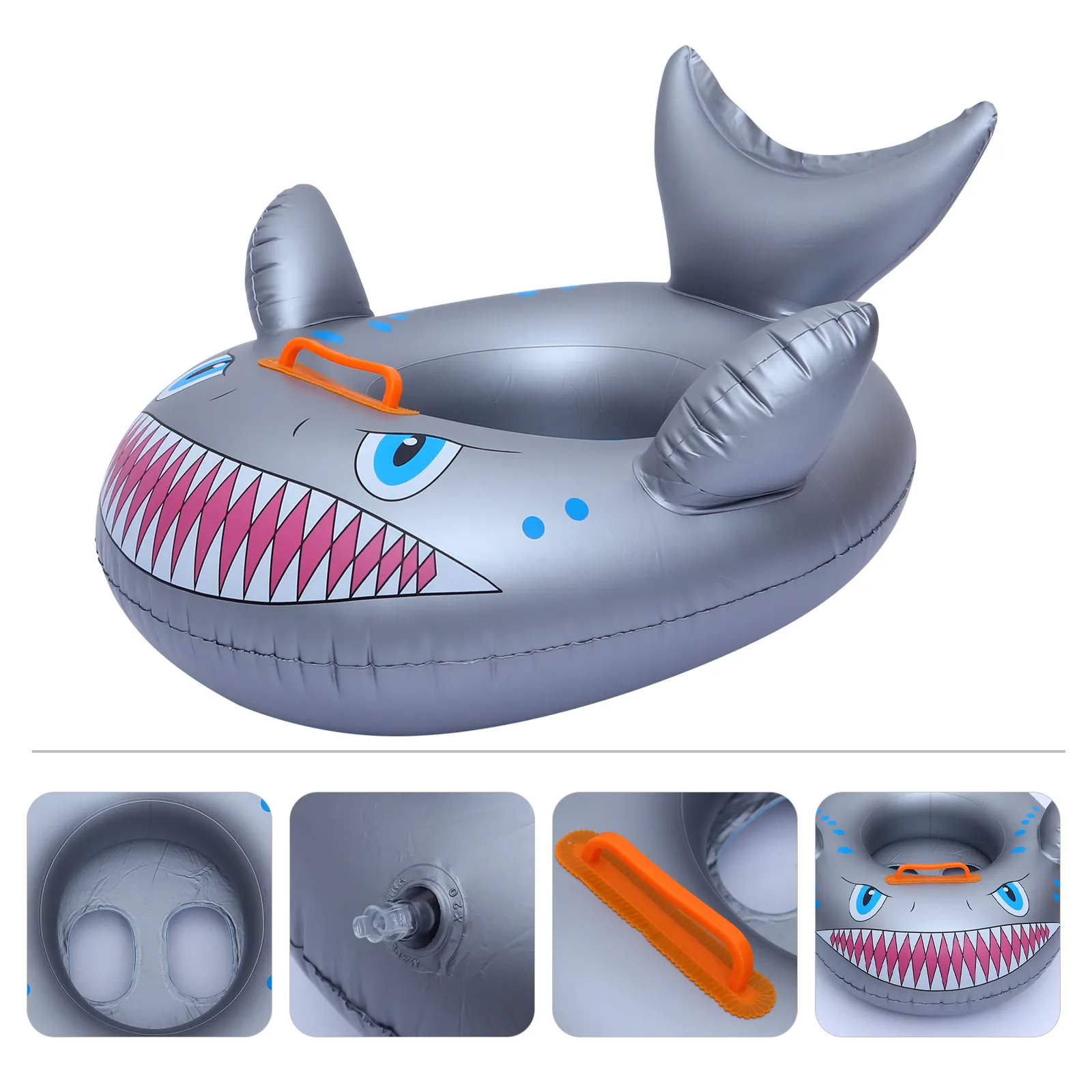 Inflatable Baby Swimming Ring - PVC Bath Toy Boat for Water Play ...