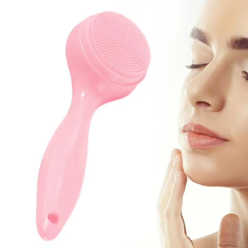Soft Silicone Face Cleaning Brush for Makeup and Blackhead Removal ...