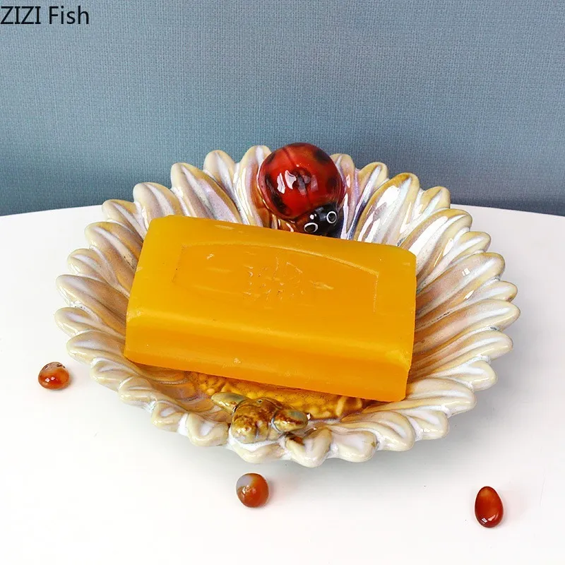 2024Ceramic Plates, Jewelry Trays, Ashtray, Soap Box, Fruit Plate ...