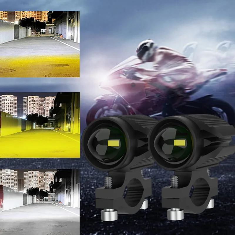 DHgate.com:Universal Waterproof Motorcycle LED Headlight Projector Lens ...