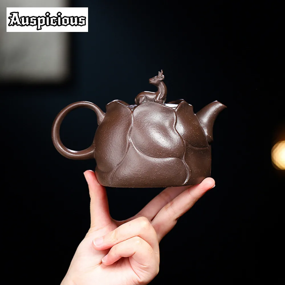 Exquisite 400ml Chinese Yixing Zisha Teapot, Black Mud Tea Pot ...