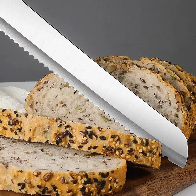 DHgate.com:No-Crumb Fine-Tooth Serrated Bread Knife for Clean Sandwich ...