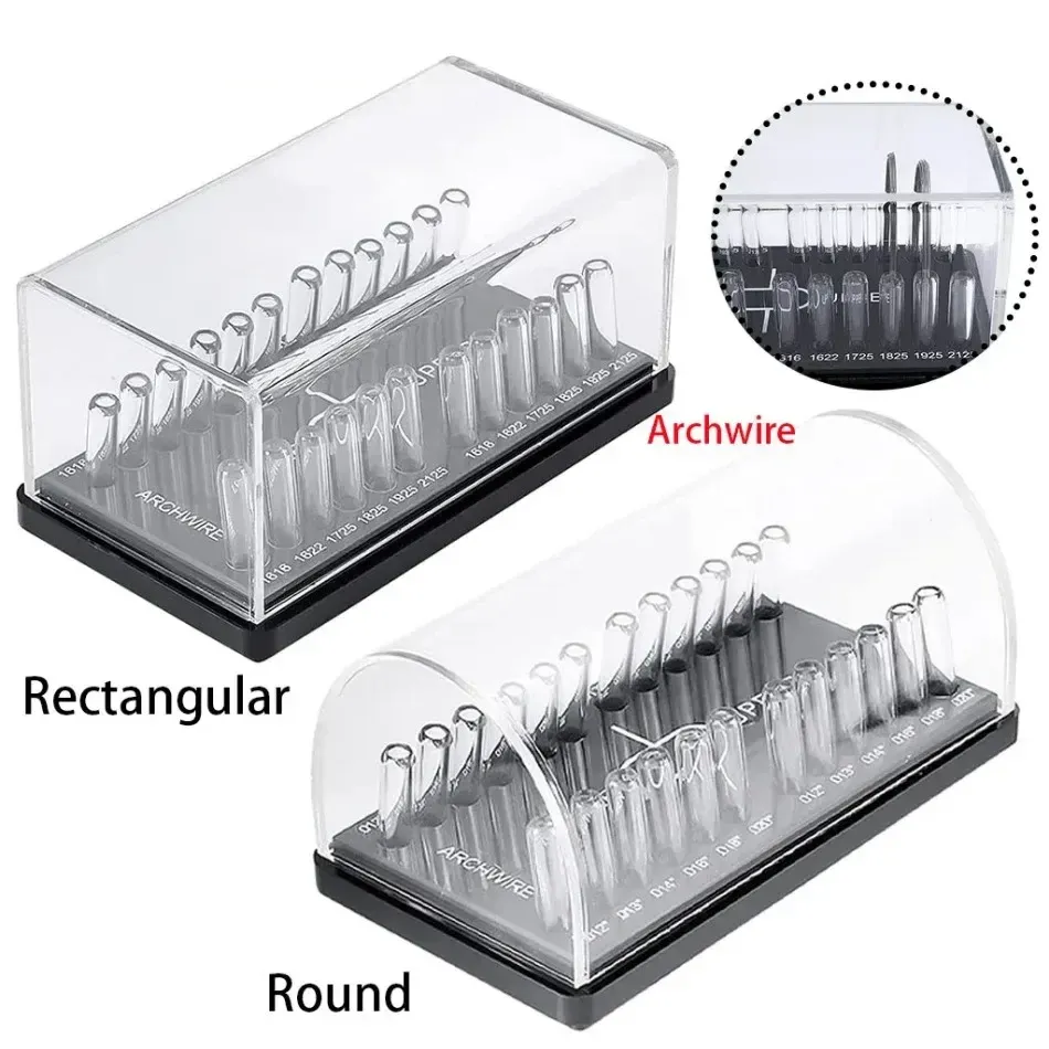 Acrylic Dental Orthodontic Archwire Organizer Box: Clear Arch Wires ...