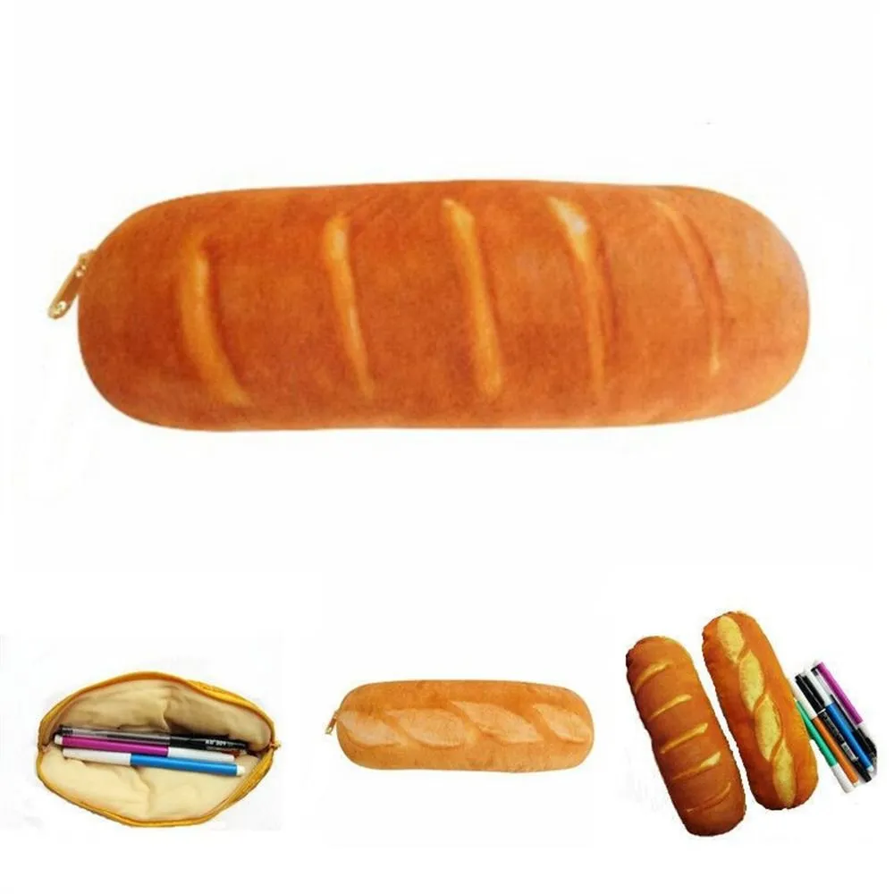 DHgate.com:Bread-Shaped Pencil Case for Kids, Soft Plushy Hotdog Pencil ...