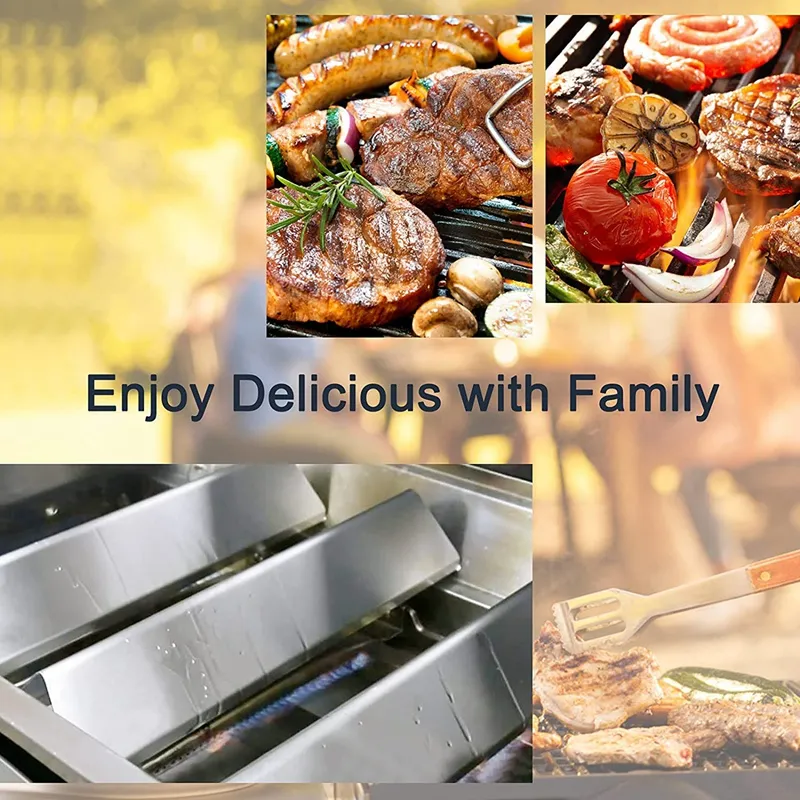 3-Pack Heavy-Duty Stainless Steel Flavorizer Bars for Weber 7635 Front ...