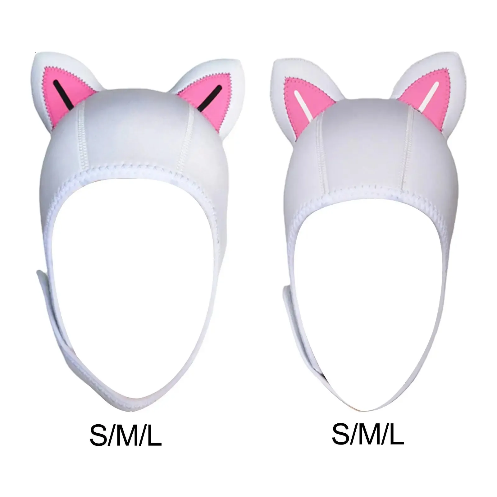 Cat Ears Scuba Dive Hood M Neoprene Cute For Snorkeling Swimming ...