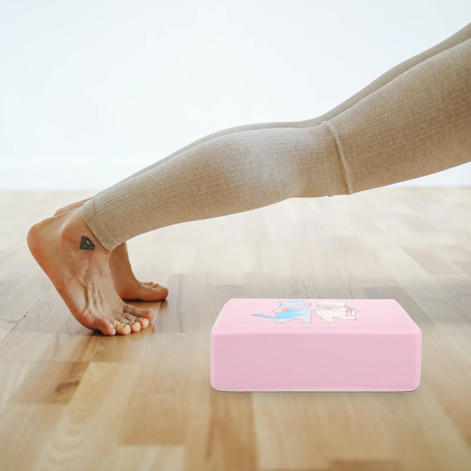 Yoga Blocks Set of 2 - Eco-Friendly High-Density Foam Blocks for Yoga ...