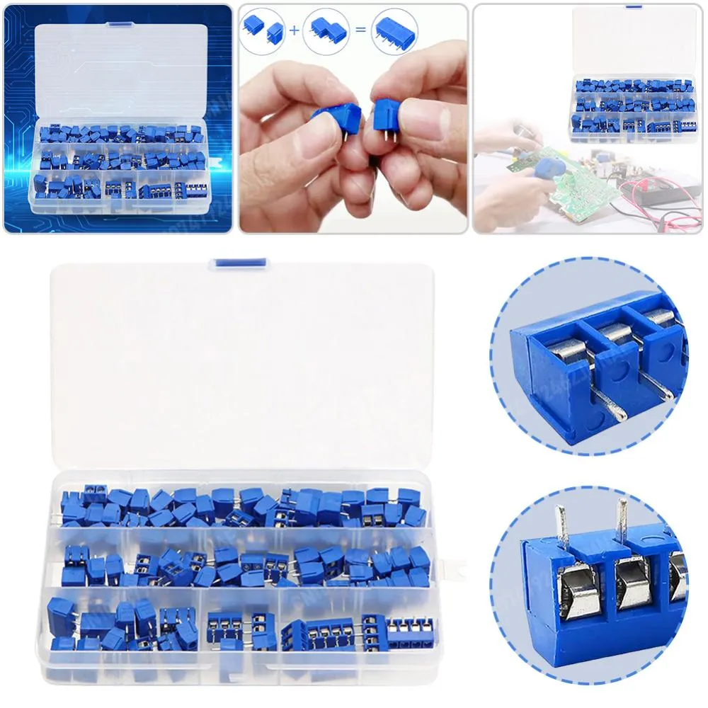 KF301-2P/3P/4P Screw Terminal Block Connector for PCB Breadboard 100 ...