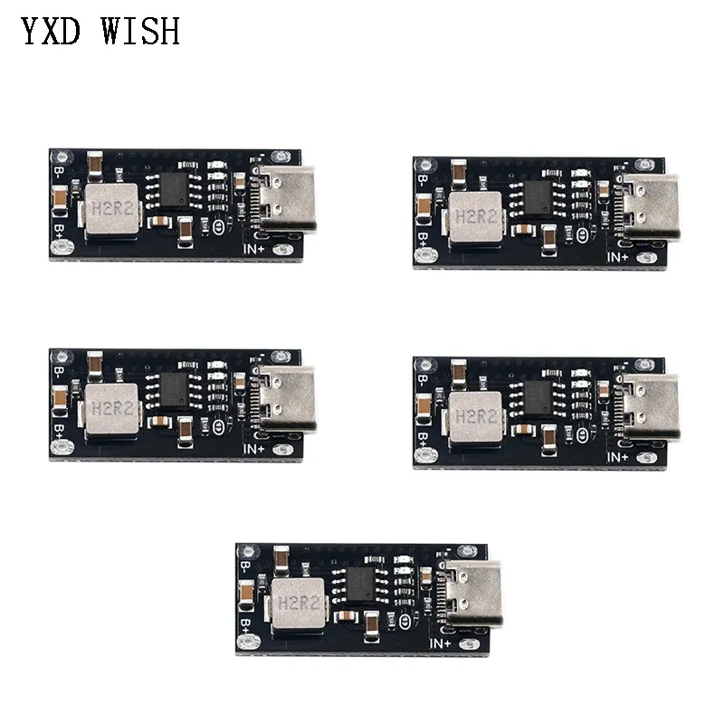 5-Pack IP2312 Type-C USB Input 3A Fast Charging Board: CC/CV Mode 5V to ...