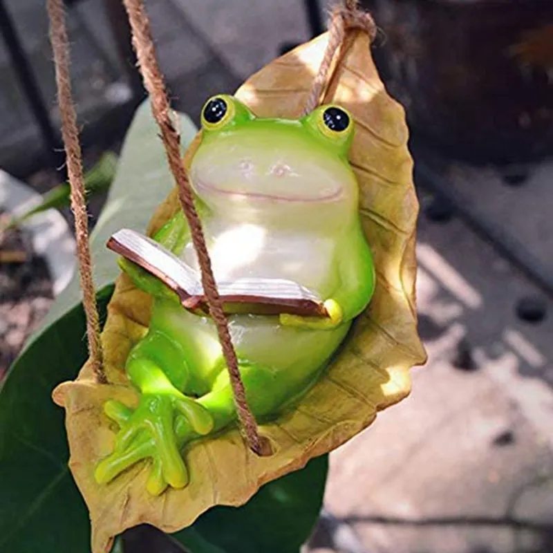 Hanging Resin Frog Statue - Indoor Outdoor Garden Decor from Dhgate ...