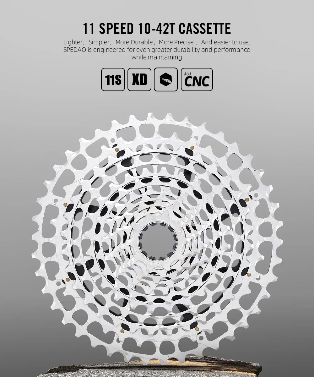 DHgate.com:SPEDAO Ultralight 11-Speed 10-42T MTB Bicycle Cassette XD ...