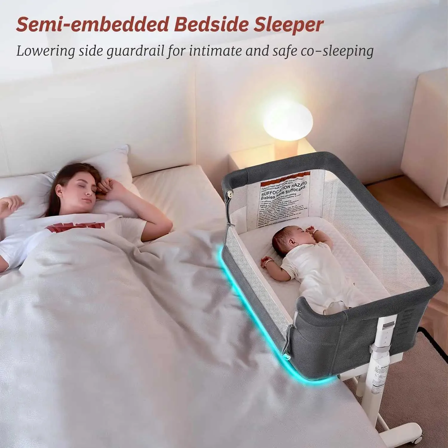 DHgate.com:3-in-1 Electric Smart Rocking Baby Crib: Automatic Bassinet ...