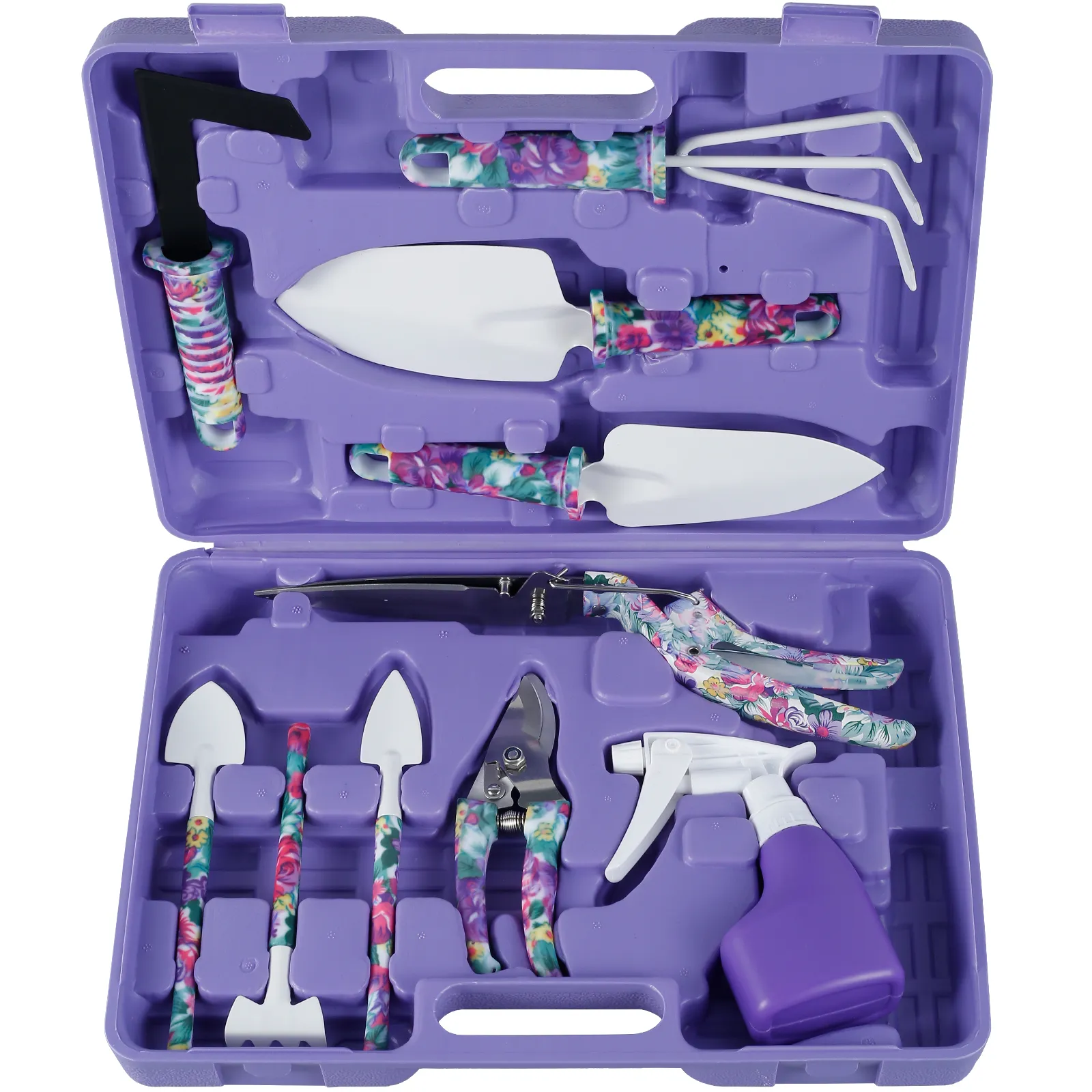 Floral Garden Tool Set: Durable Multicolor Planting Hand Tools with ...