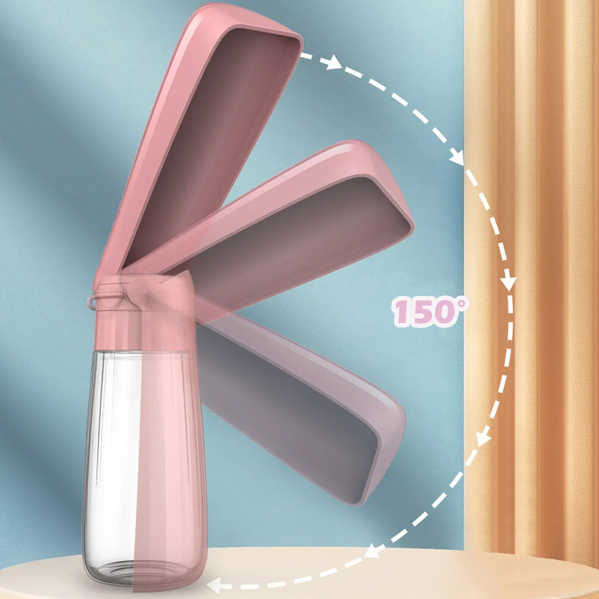 DHgate.com:Portable Leak-Proof Folding Dog Water Bottle for Outdoor Travel Walking, 550ml:Pet ...