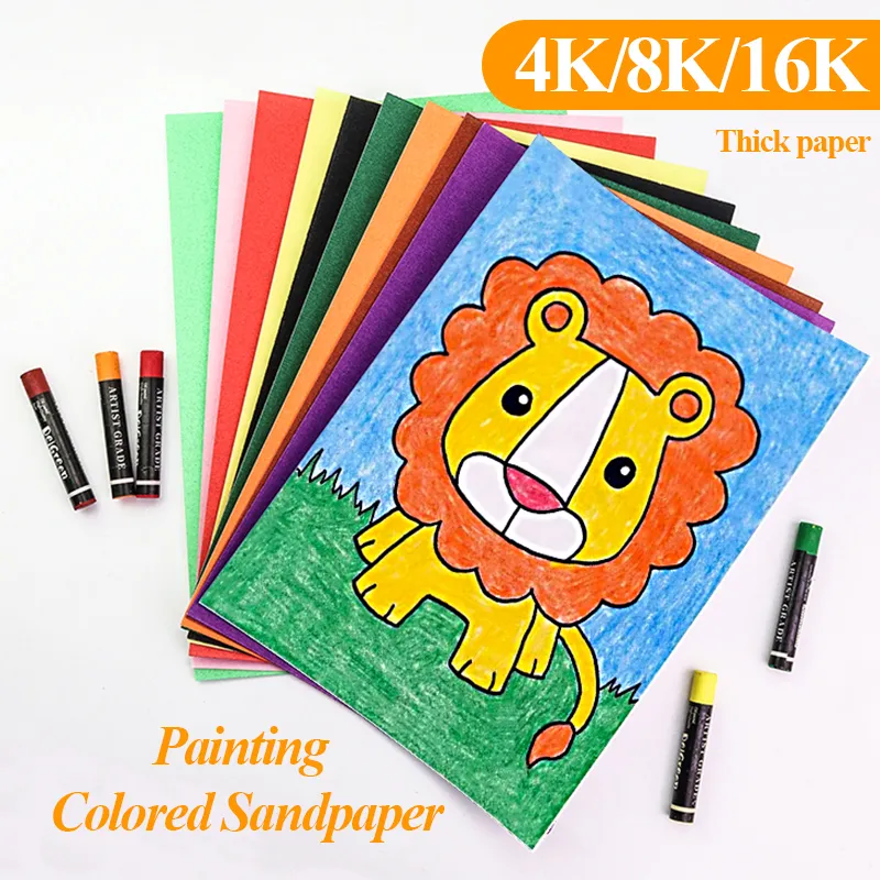 Colored Sandpaper, Card & Craft Papers For Kids Art ... From Ddmymay ...