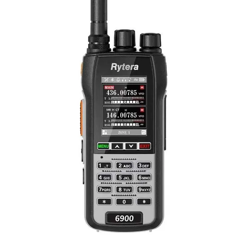 Rytera 6900 Walkie Talkie 10W Handheld Bluetooth GPS Radio With Fast ...
