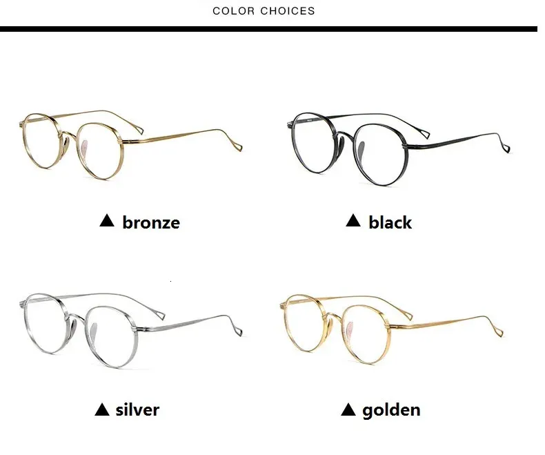 Handmade Japanese Retro Oval & Round Eyeglasses Frames - Men & Women ...