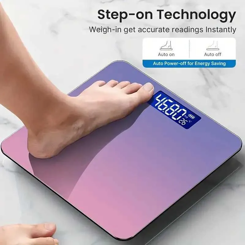 Digital Body Weight Scale - High Accuracy Bathroom Scale with LCD ...