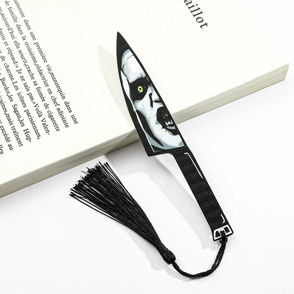 Decorative Bookmarks: Horror Acrylic Knife Shaped Reading Page Markers ...
