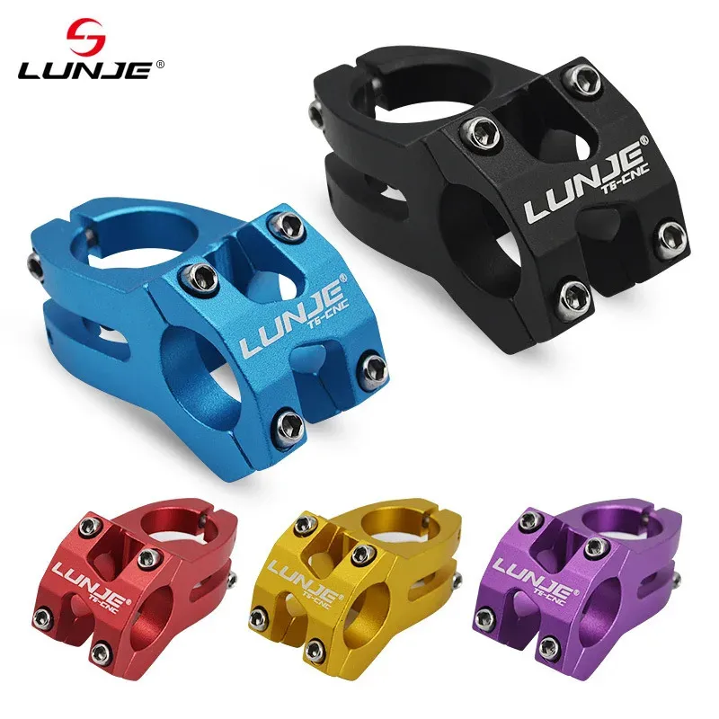 Short MTB Stem 45mm - High Strength Aluminum Alloy Bike Stem Riser 25.4 ...