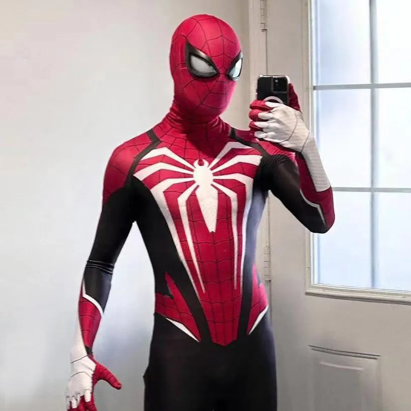 3D Printed Spandex Spiderman Alien Cosplay For Adults Black Ps5 ...