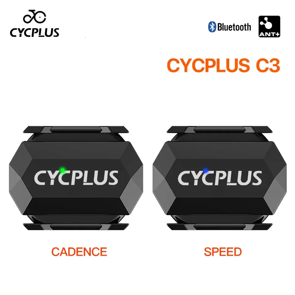 Cycplus Cadence and Speed Dual Sensor Bike Computer Speedometer with ...