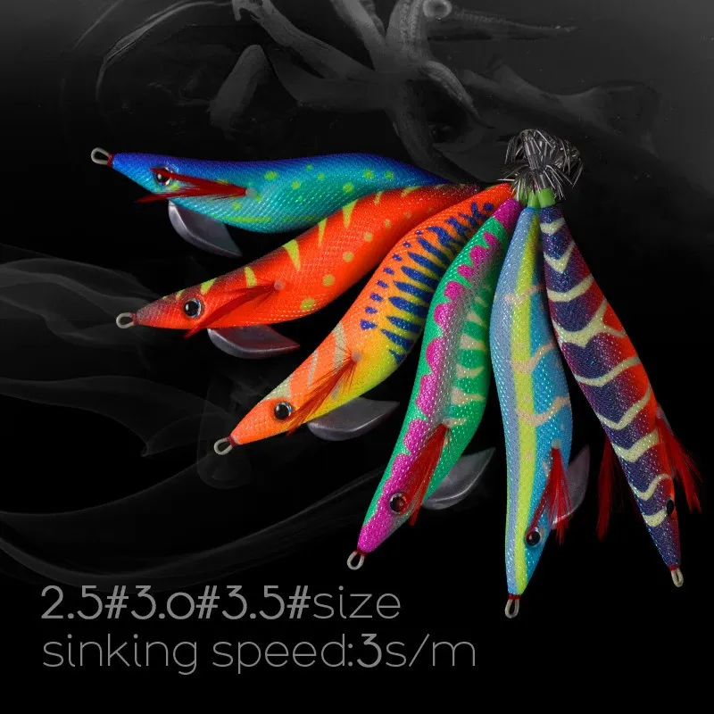 Luminous Squid Jig Bait - Foam Solid 3.5# for Octopus, EGI Incised Fish ...