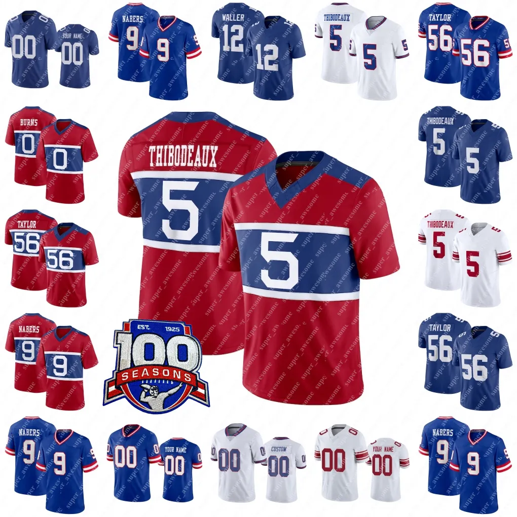 2024 Men's American Football Uniform Featuring Malik Nabers, Brian ...