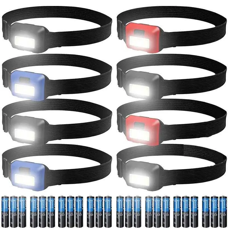 Waterproof LED Cob Rechargeable Headlight With 3 Battery Modes Ideal ...