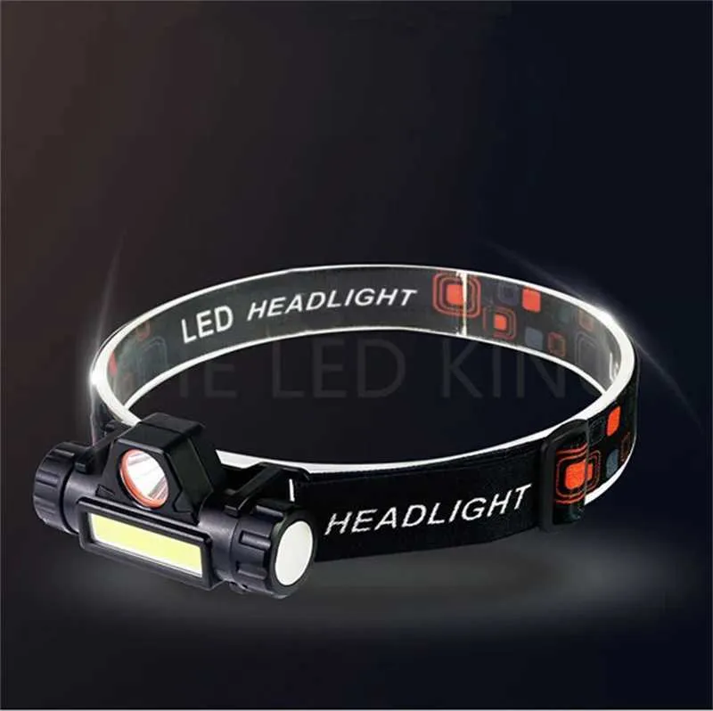4000 Lumen USB Rechargeable Mini LED Headlamp & Camping Flashlight ...
