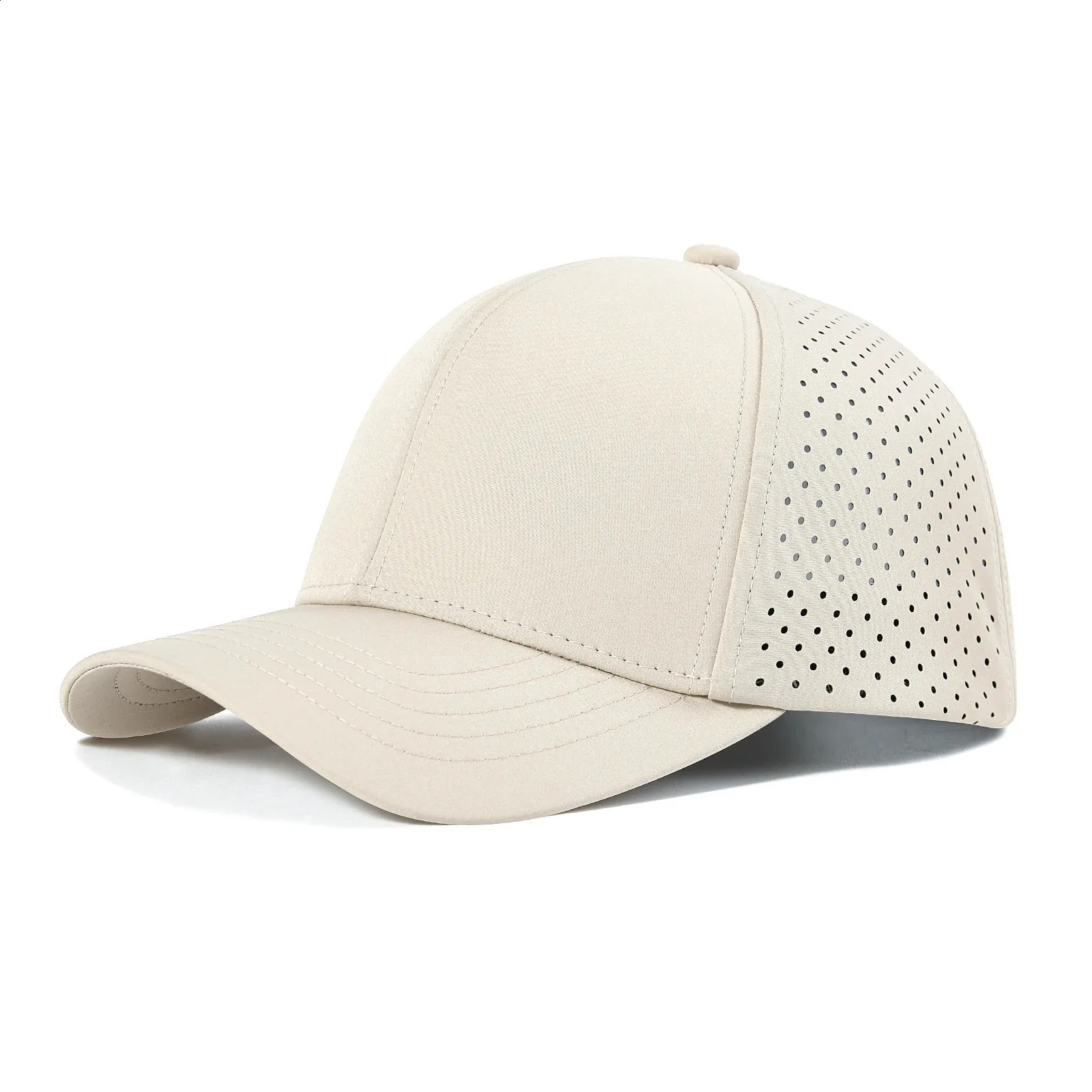 Quick Drying Laser Cut Sports Cap - Curved Brim Snapback, Perfect for ...