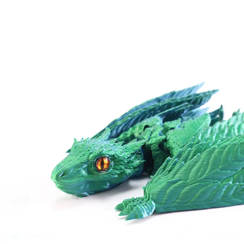 30cm 3D Printed Feathered Dragon/Frail/Ab Ancestor/Bird/Flying Dragon ...