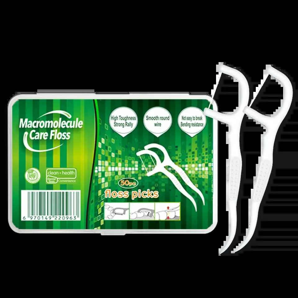 Disposable Plastic Dental pick dental floss for Effective Cleaning and ...
